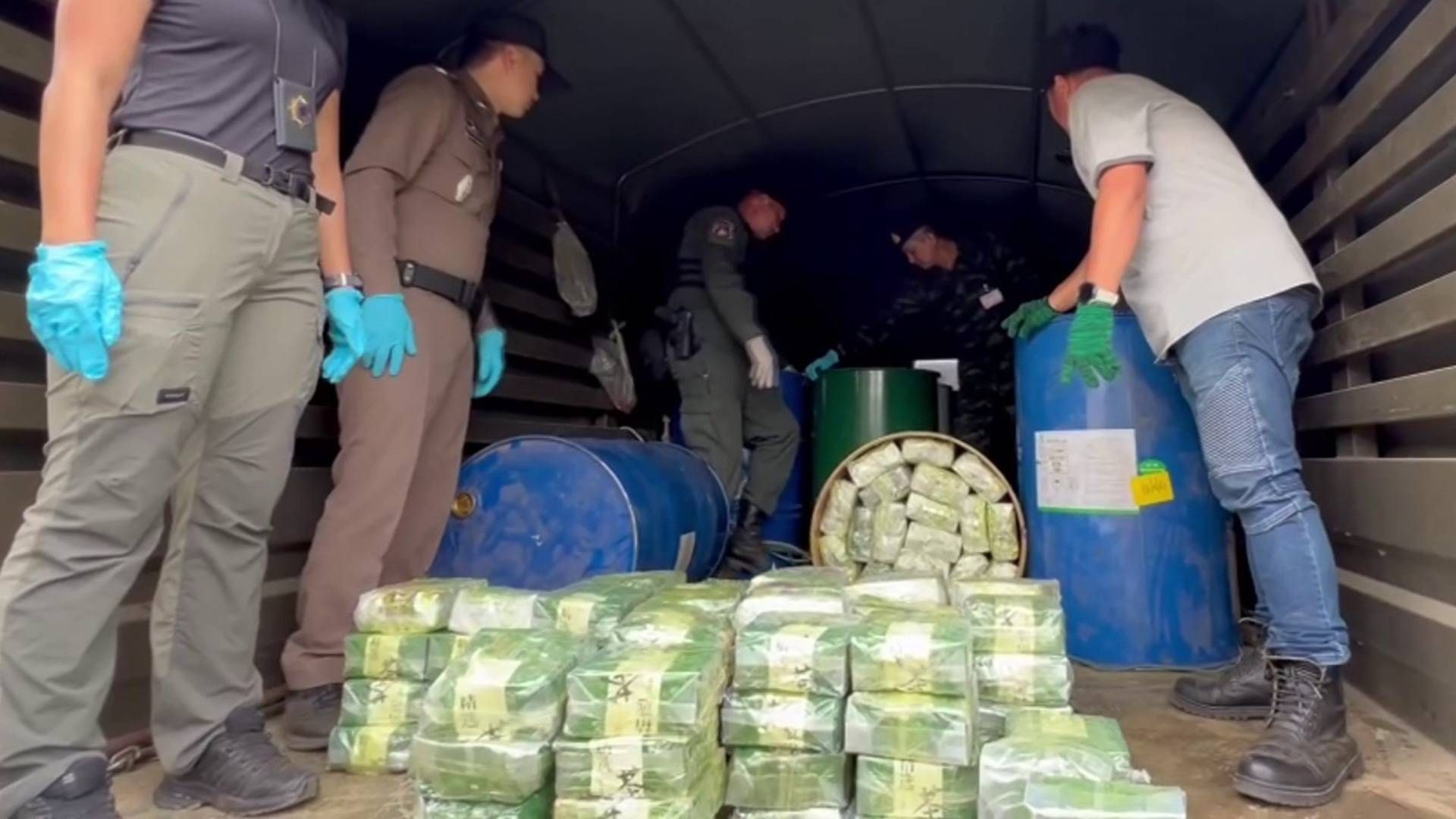 Major drugs bust, seven suspects arrested in Chiang Rai