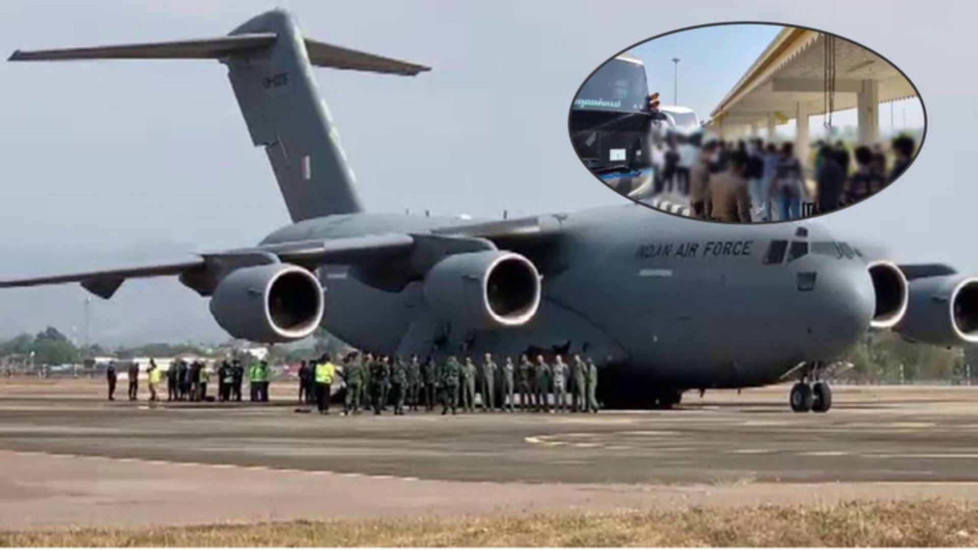 283 Indian nationals from Myanmar repatriated from Mae Sot airport