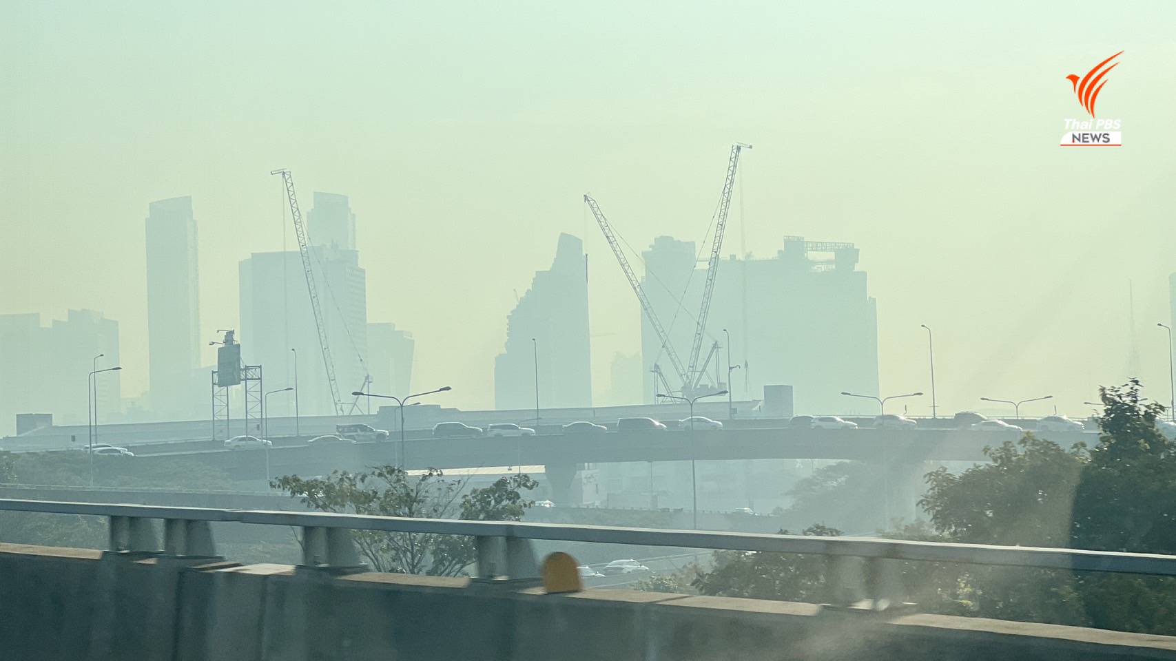 Bangkok choked by excessive PM2.5 airborne pollution today