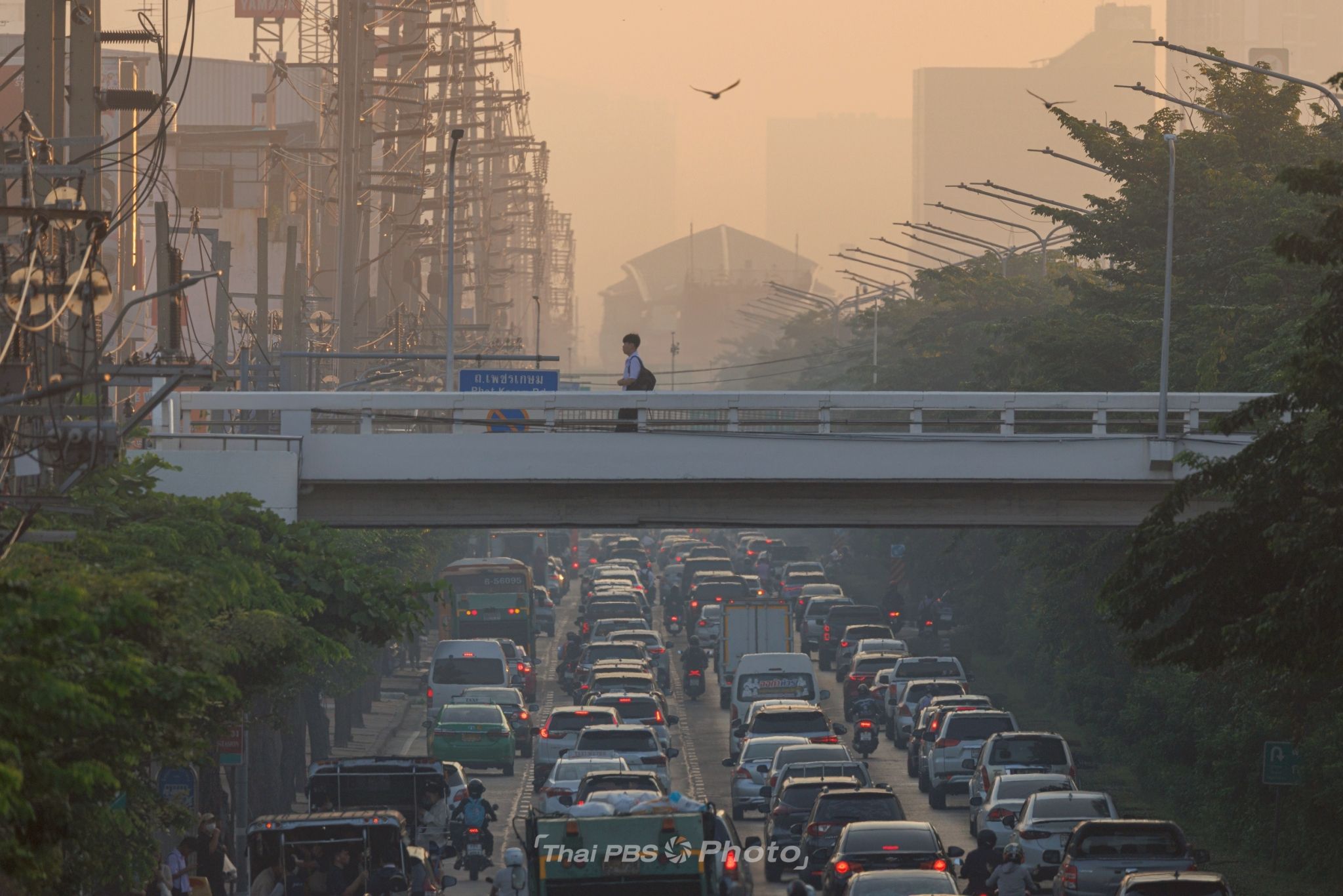 Most of Bangkok suffering with excessive PM2.5 airborne pollution today