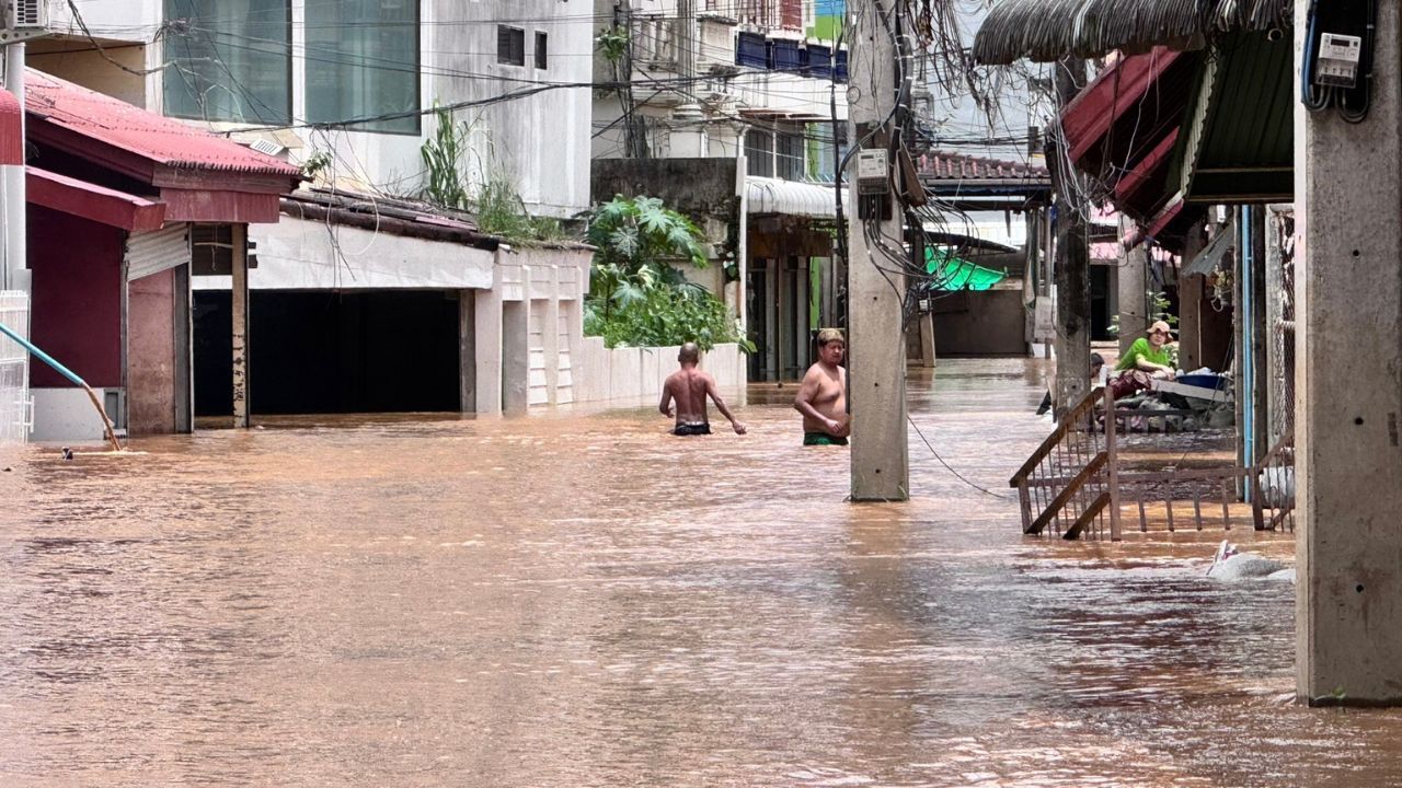 Mae Sai hit by renewed flooding