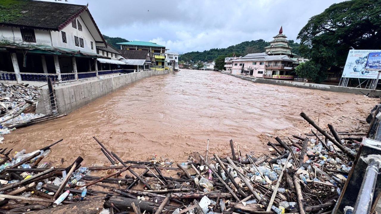 Mae Sai hit by renewed flooding