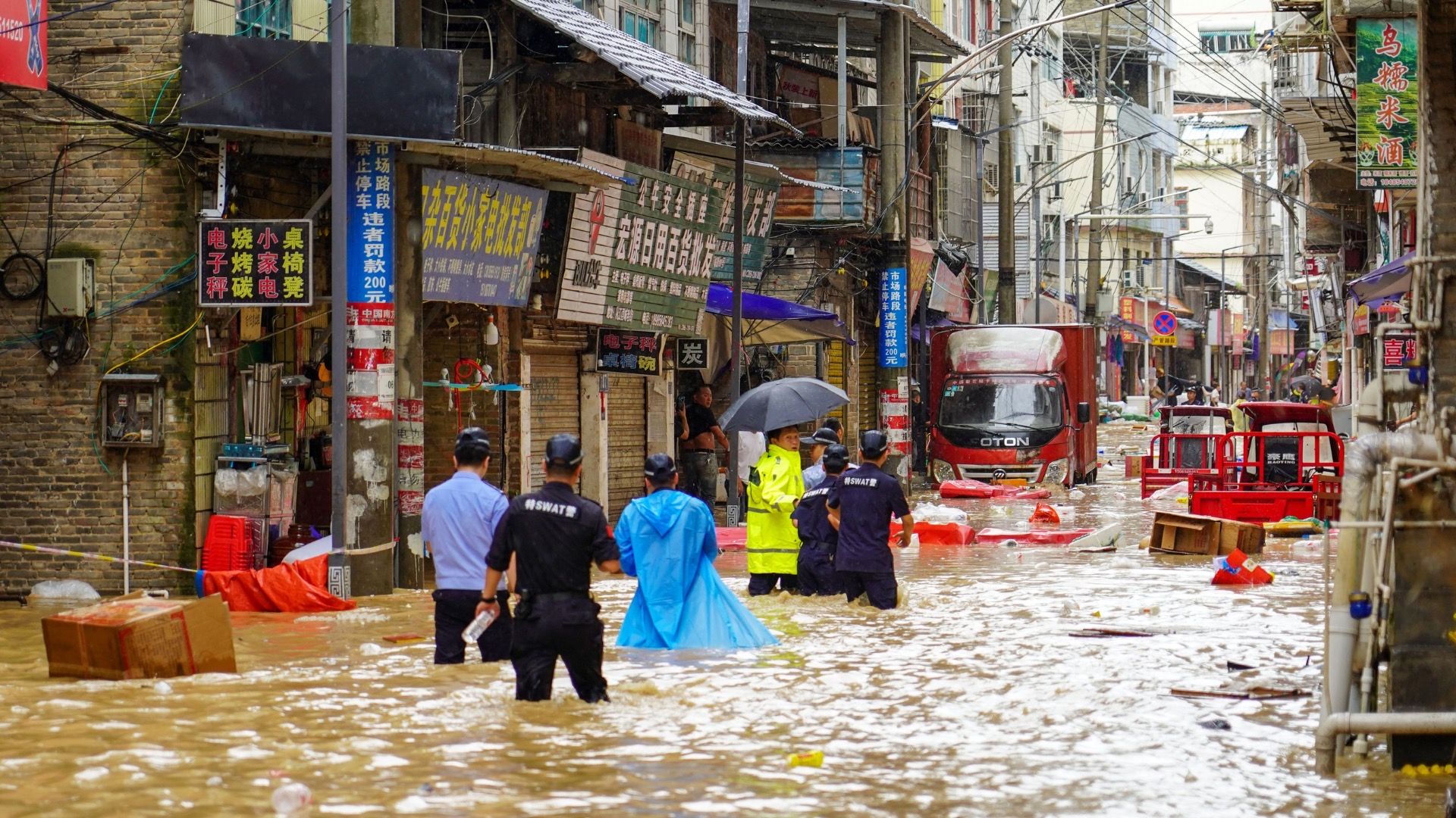 Over 80,000 people flee severe flooding in southwest China