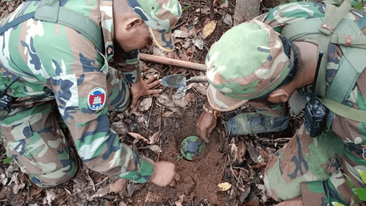 Thai Navy finds evidence of Cambodian troops planting new landmines