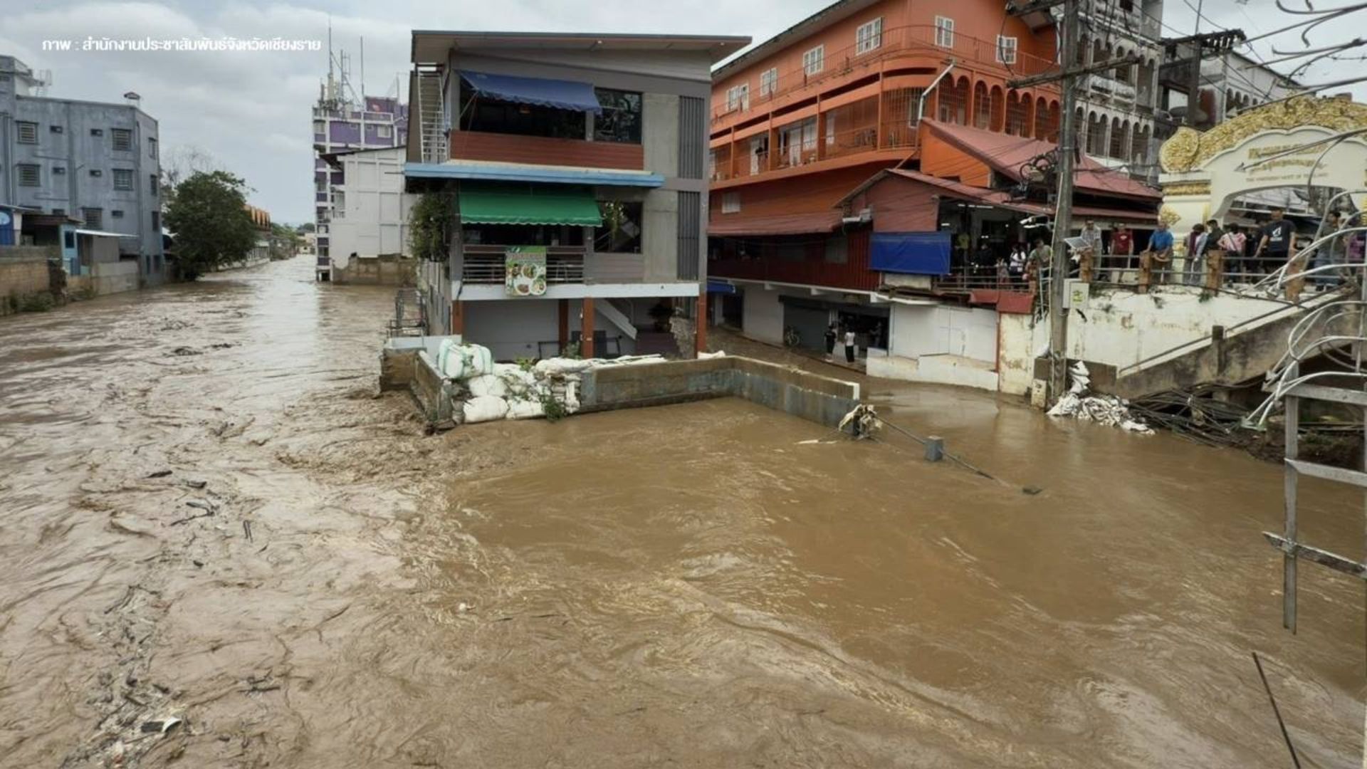 Chiang Rai’s Mae Sai district hit by flash flood today