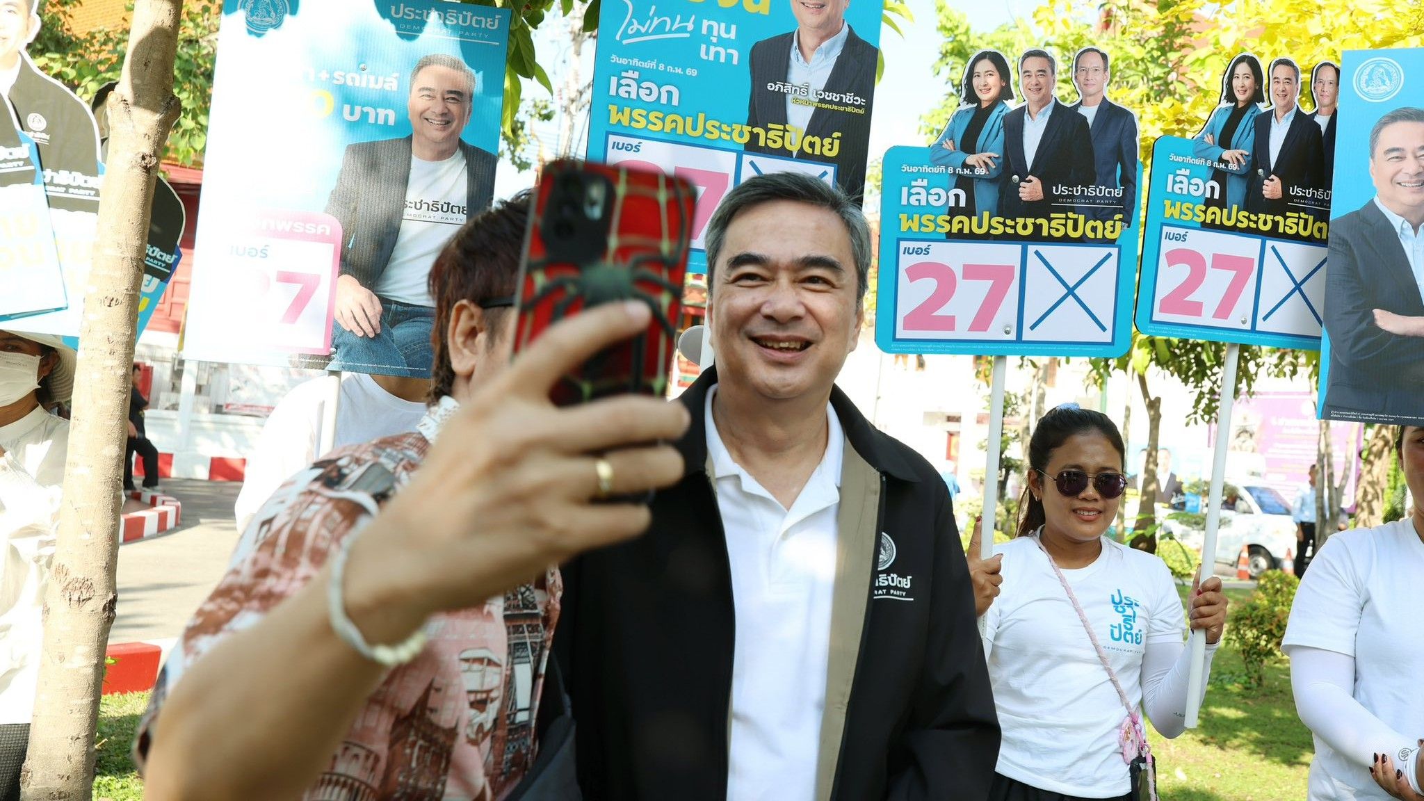 Democrats bet on Abhisit, tax cuts, and clean politics for election revival