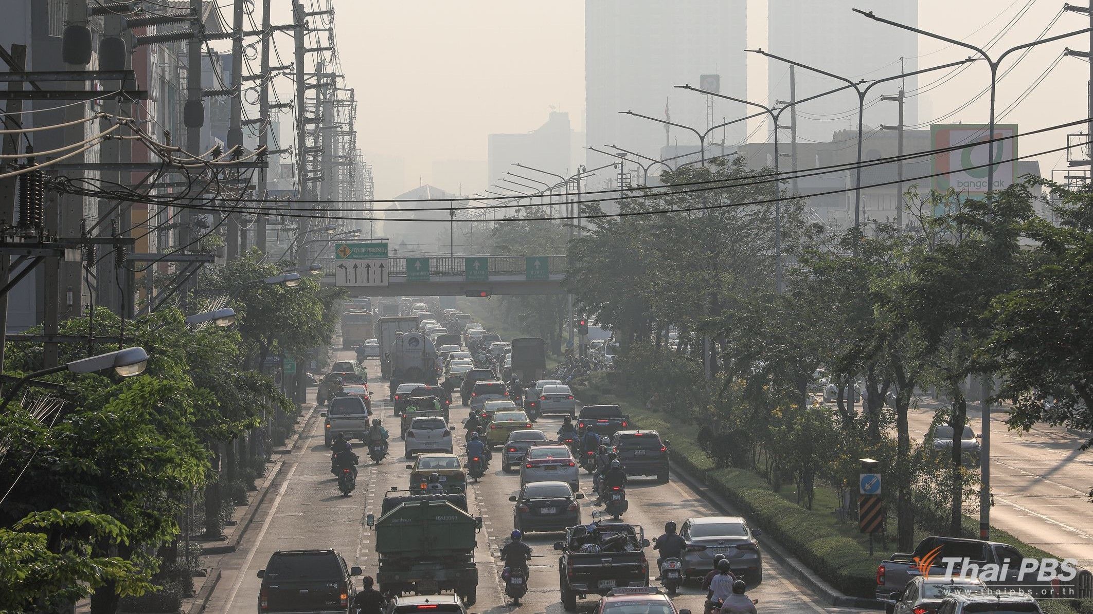 Bangkok covered with health-threatening levels of PM2.5 dust today