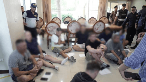 Thai-Australian police raid boiler room in Samut Prakan, arrest 13 foreigners