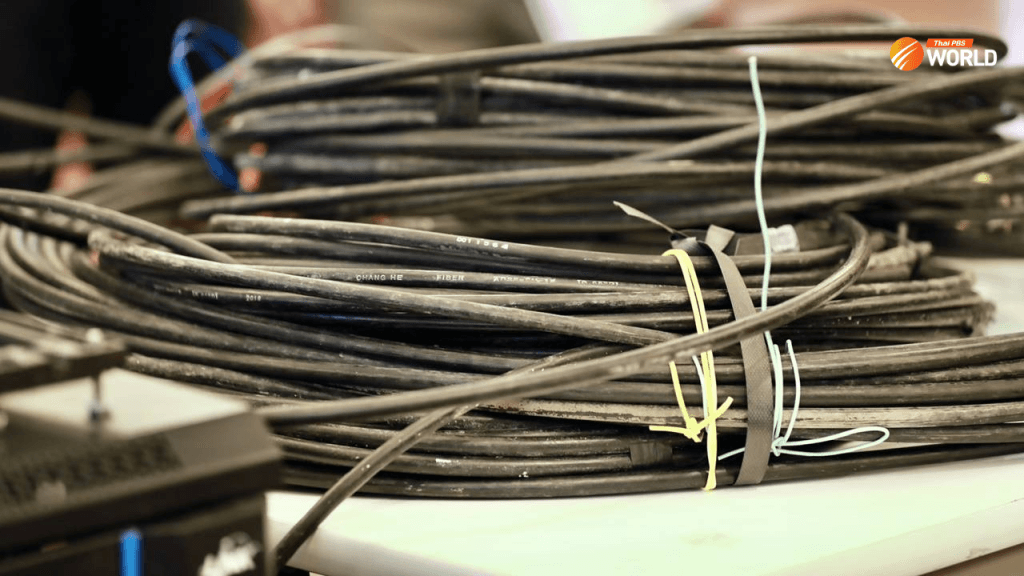 Internet and cell phone signals from Thailand into Golden Triangle cut